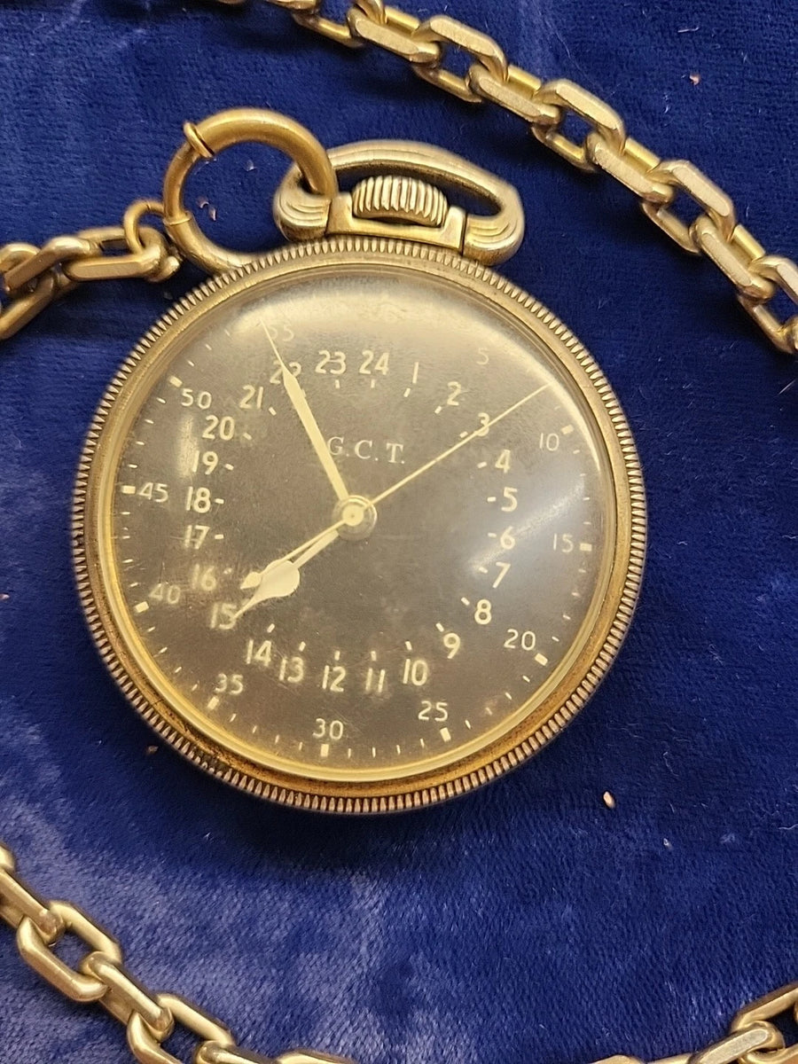 Hamilton WW2 4992B Military Navigation Pocket Watch 22 jewels 1941 Wit ...