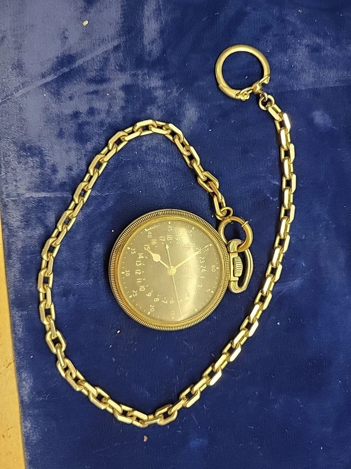 Hamilton WW2 4992B Military Navigation Pocket Watch 22 jewels 1941 Wit ...